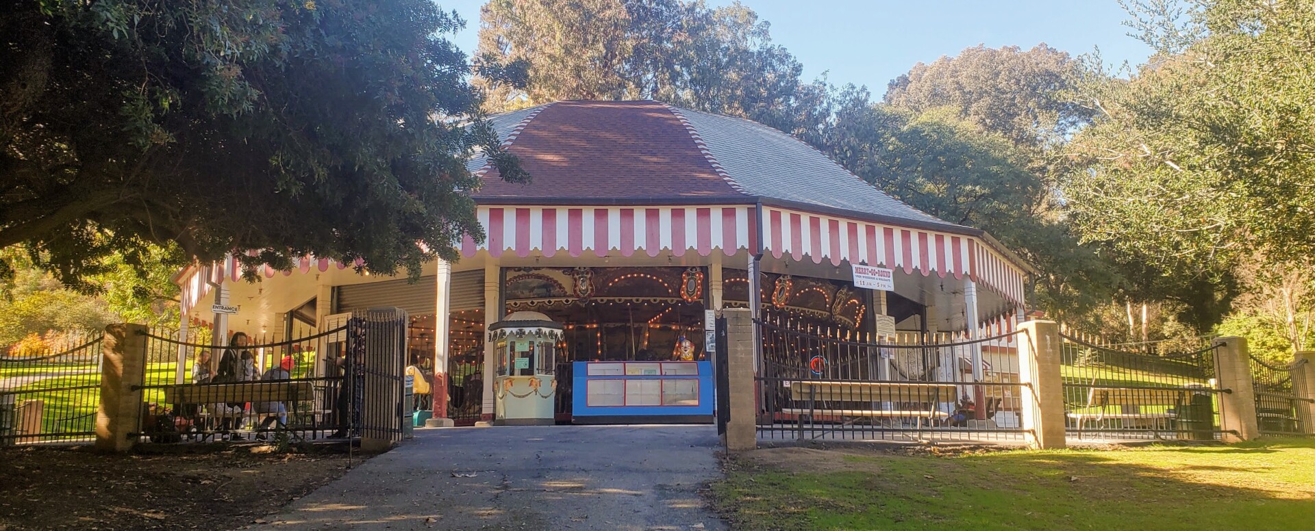 A Merry-Go-Round and a Miniature Train Ride at Griffith Park ...