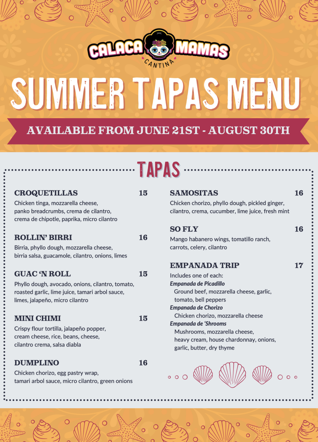 Sizzling Summer Menu Debuts at Calaca Mamas Cantina - Socalthrills.com