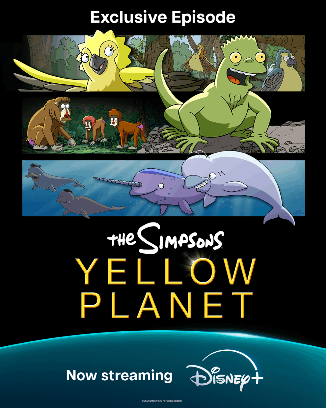 The Simpsons "Yellow Planet" Now on Disney+ - Socalthrills.com